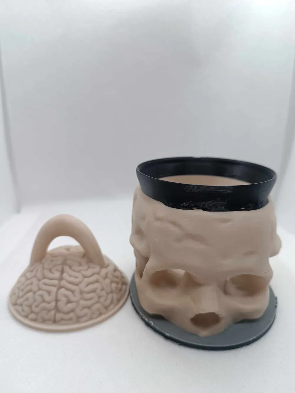 Halloween skull cauldron with lid hallowen 2024 by sumnium0001 - MakerWorld