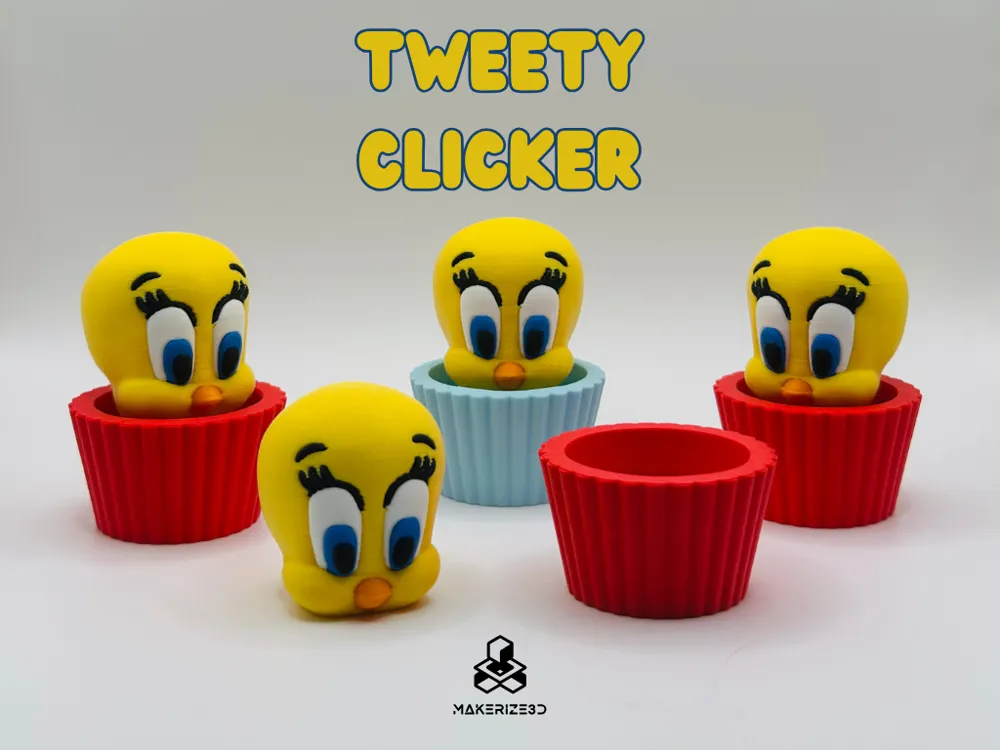 Clique Fidget do Piu-Piu por Makerize3D MakerWorld: Baixe modelos 3D gratuitos