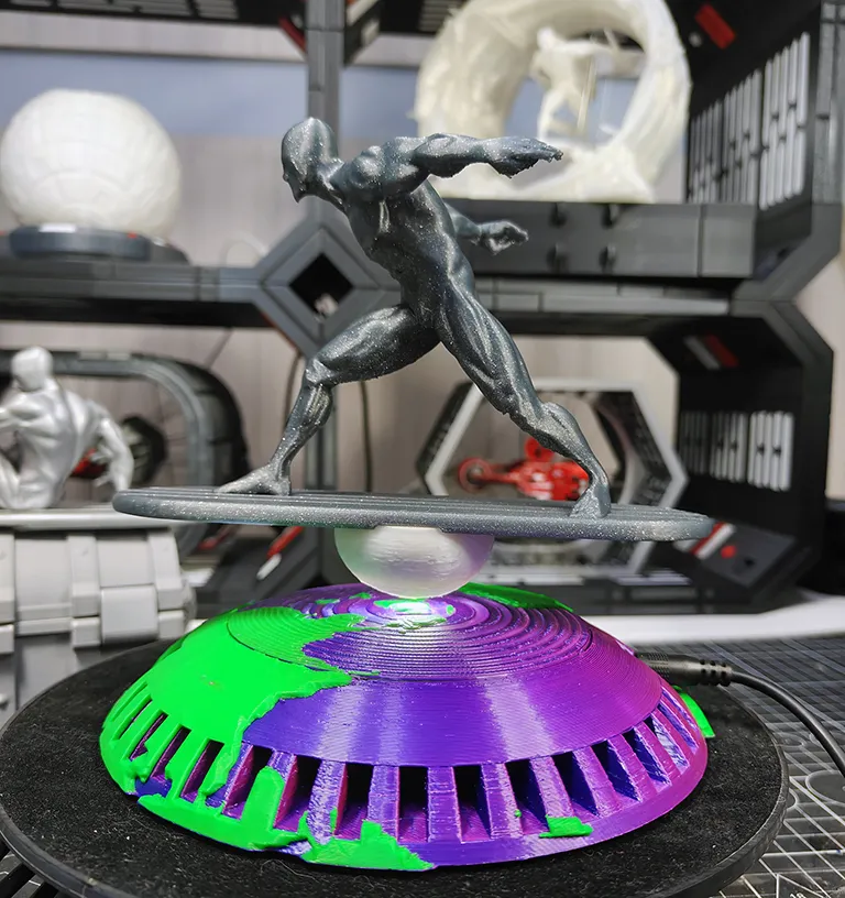 Silver Surfer - Levitating Magnet by fay3dlab MakerWorld: Download Free ...