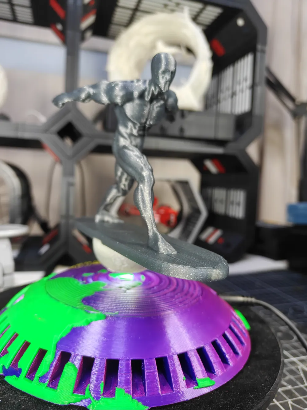Silver Surfer - Levitating Magnet by fay3dlab MakerWorld: Download Free ...