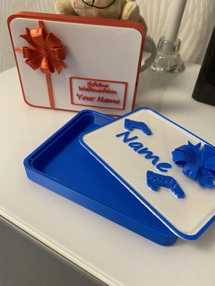 Mechanically Locking Gift Card Box 115x130mm - Free 3D Print Model ...