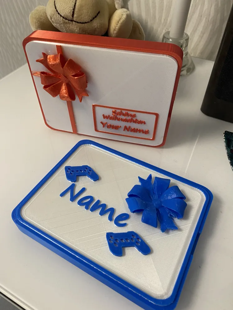 Mechanically Locking Gift Card Box 115x130mm - Free 3D Print Model ...