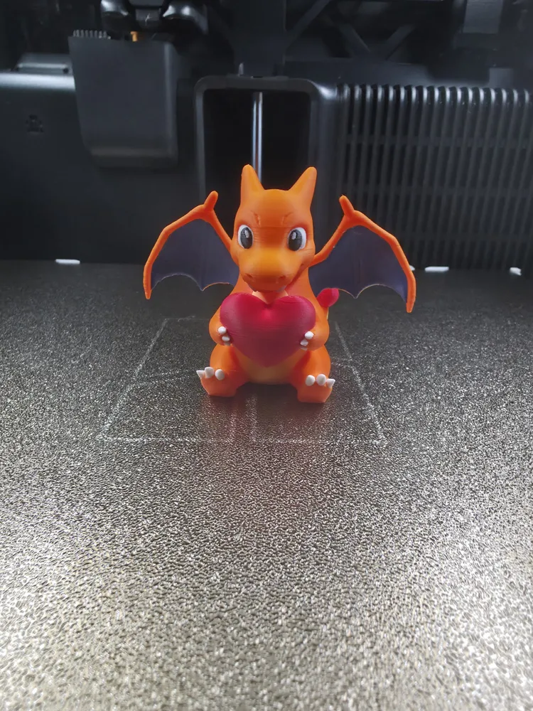 San Valentin Cute Charizard - Free 3D Print Model - MakerWorld