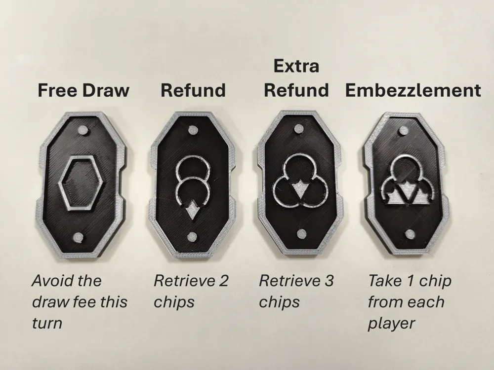 Kessel Sabacc Shift Tokens – Star Wars Outlaws by P3D Print MakerWorld: Download Free 3D Models