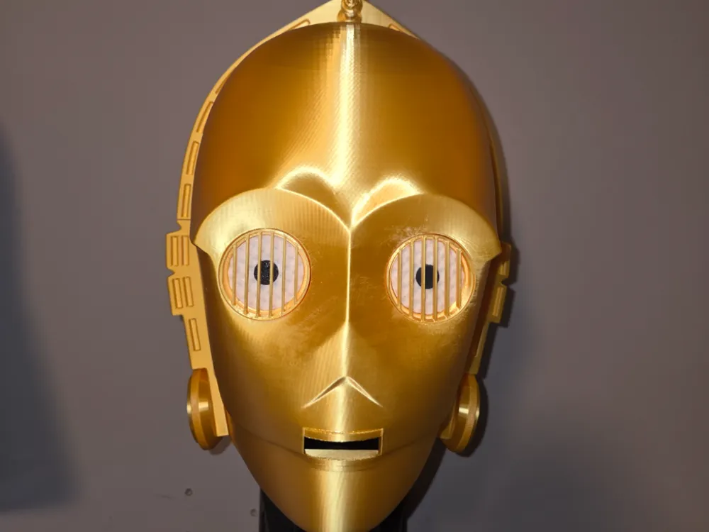 C3PO Head by Damtheman77 MakerWorld: Download Free 3D Models