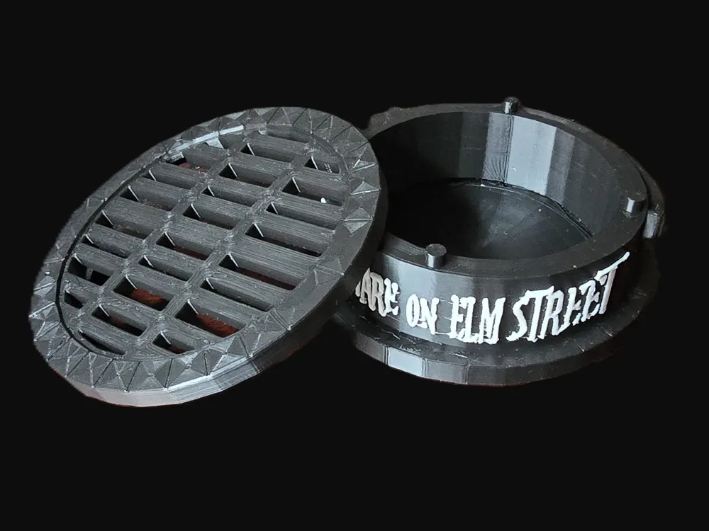 Nightmare on Elm Street – Sewer Lid Box by Pennywise MakerWorld ...