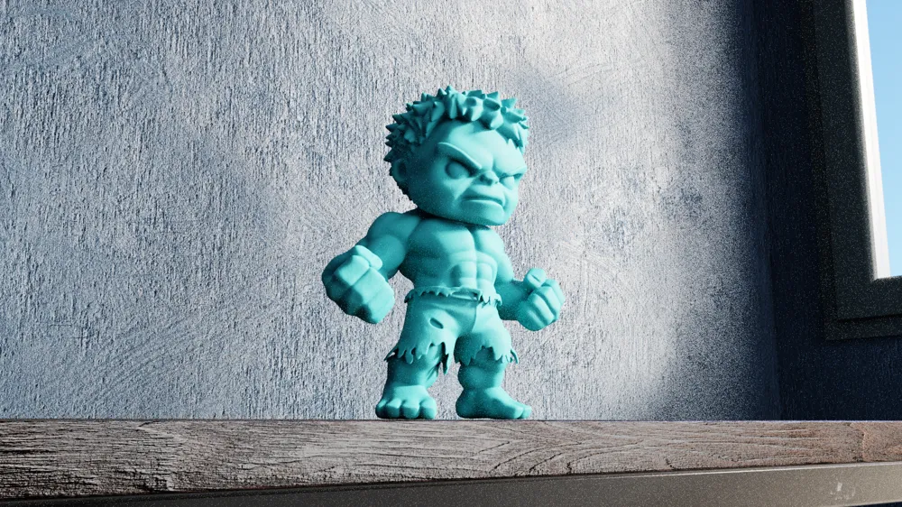 Chibi Hulk - Free 3D Print Model - MakerWorld