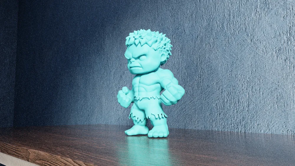 Chibi Hulk - Free 3D Print Model - MakerWorld
