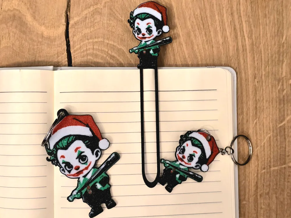 Christmas Baby Joker bookmark by Goomol DIY - MakerWorld