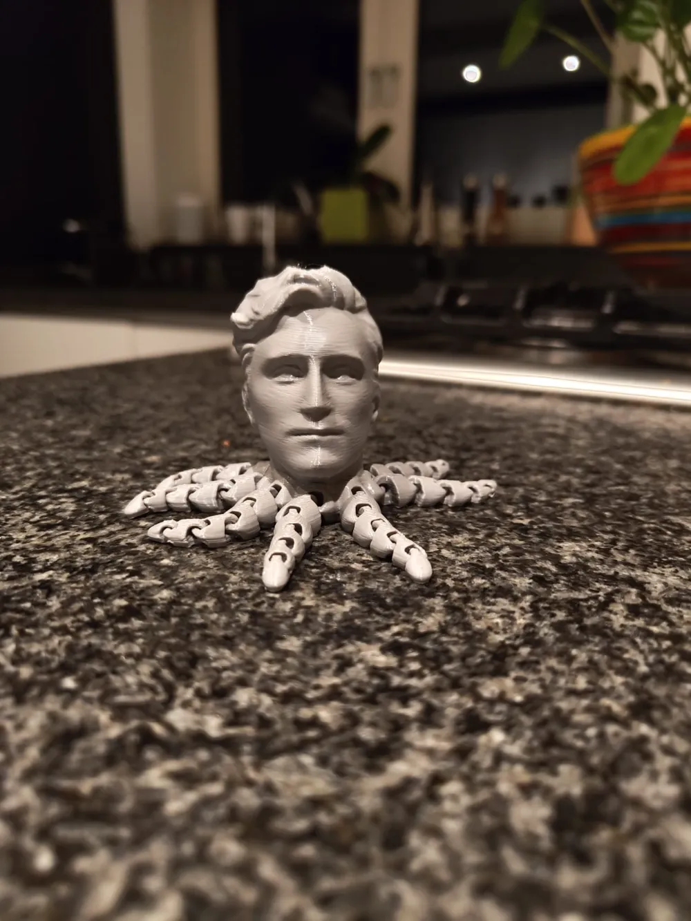 Octopus with a human head Remixed by Triple Dimensions - MakerWorld