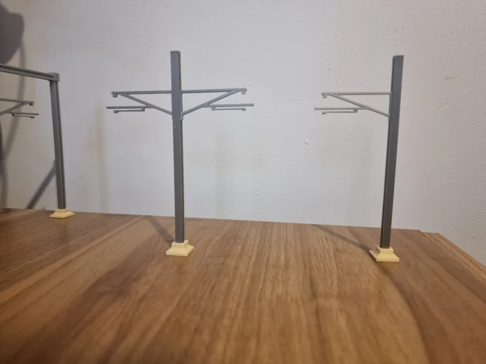 Customisable Overhead Catenary - HO Scale - Free 3D Print Model ...