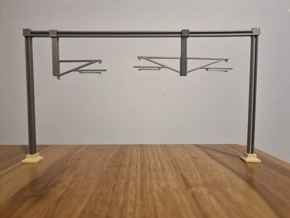 Customisable Overhead Catenary - HO Scale - Free 3D Print Model ...