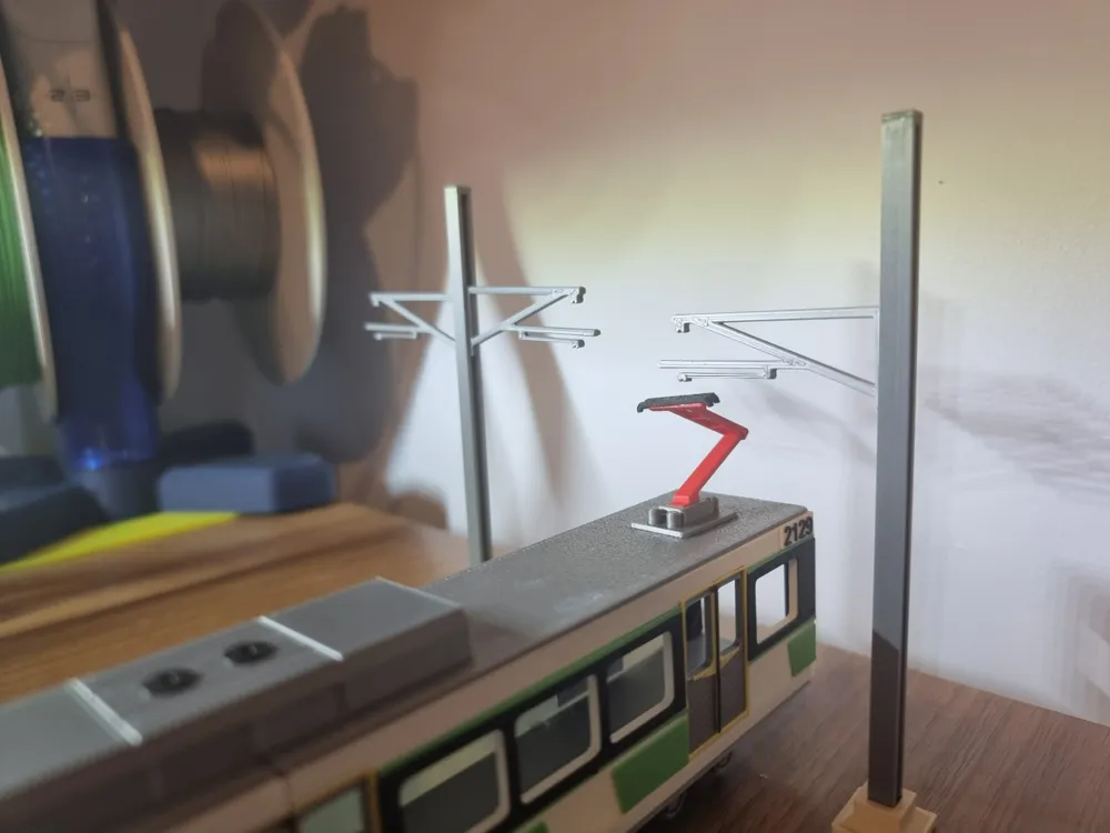 Customisable Overhead Catenary - HO Scale - Free 3D Print Model ...