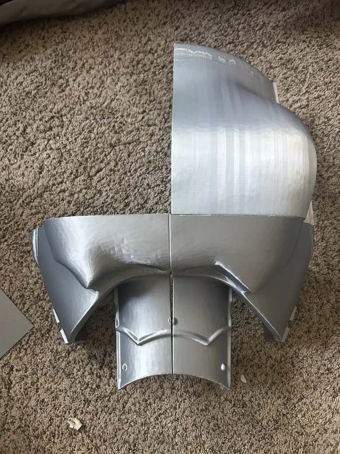 Futuristic Cyberpunk Fantasy Knight - IN PIECES - Free 3D Print Model ...