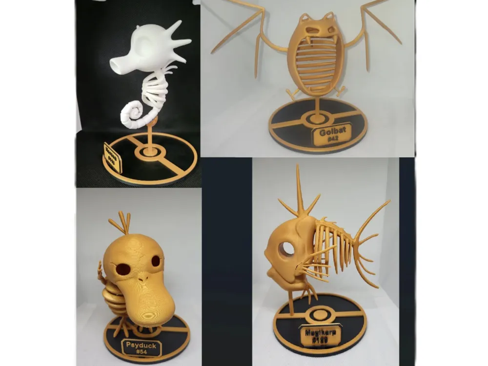 pokemon skeleton base by 3d_lizard MakerWorld: Download Free 3D Models