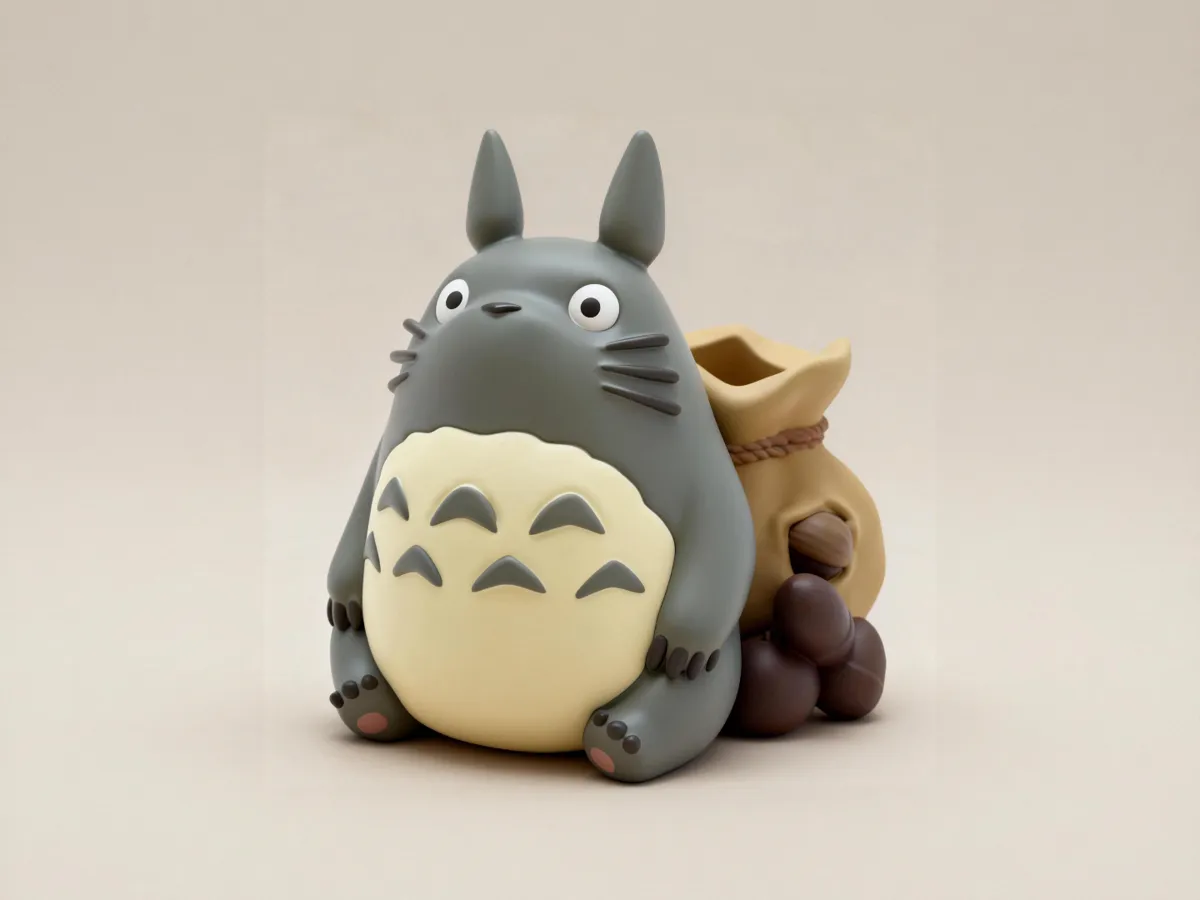 Totoro Pen Holder - Miyazaki Anime Movie Merchandise - Kids Coloring ...