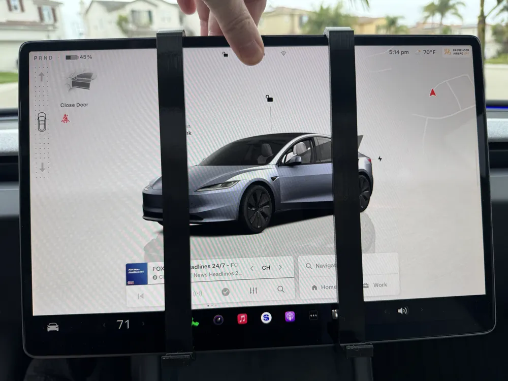 Tesla Model 3 tablet holder - Free 3D Print Model - MakerWorld