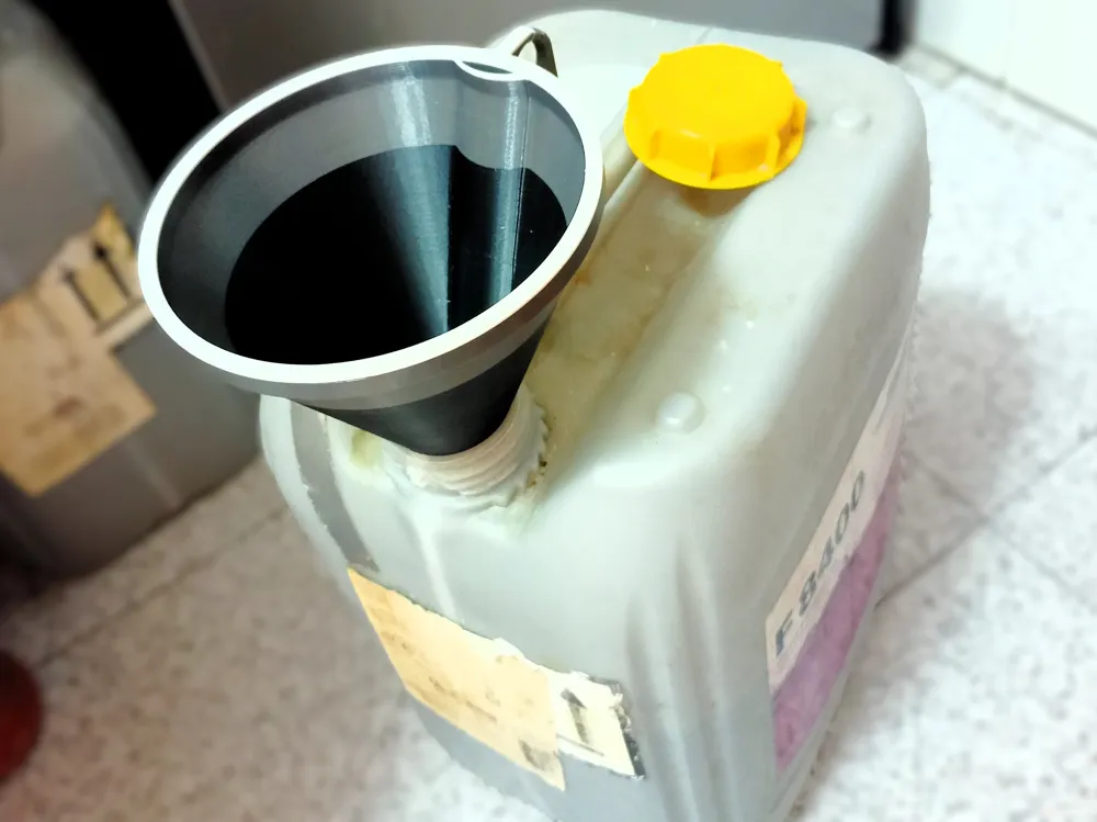 High-Flow Funnel with Air Vent for Carboys - Free 3D Print Model ...