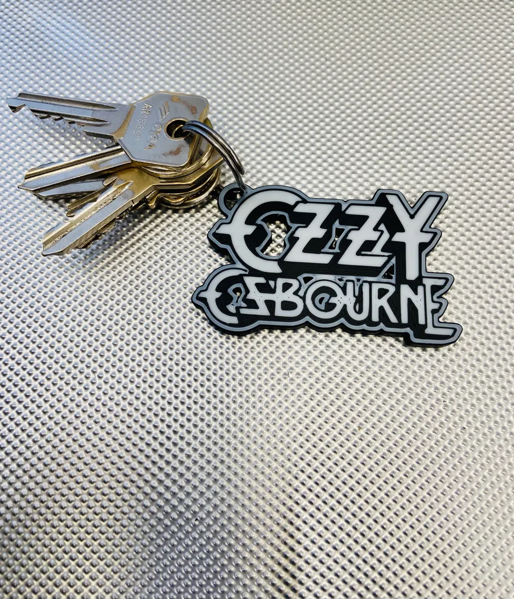 Ozzy Osbourne KEYCHAIN - Free 3D Print Model - MakerWorld