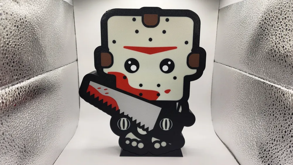 Cute Jason Voorhees - Light Box by MayHem MakerWorld: Download Free 3D ...