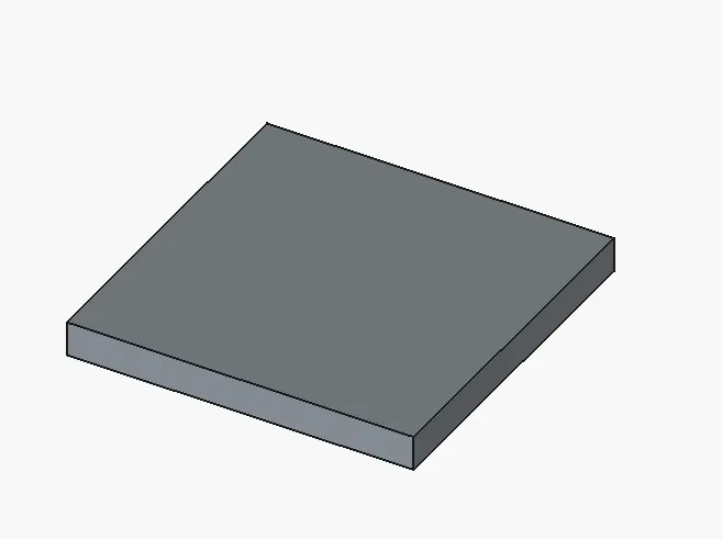simple square 30x30x 3mm - Free 3D Print Model - MakerWorld