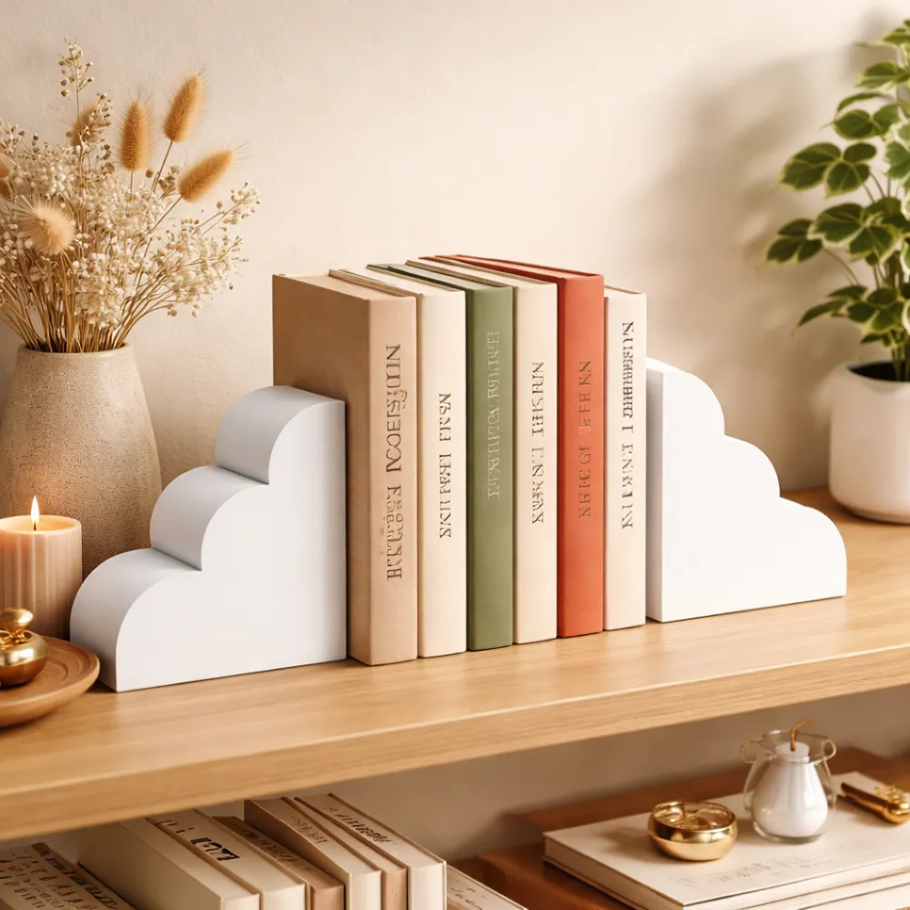 Cloud shaped Bookend - Free 3D Print Model - MakerWorld