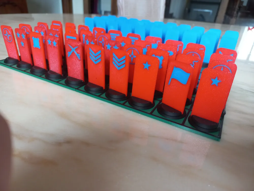 Stratego-like board game - complete set by wildshark - MakerWorld