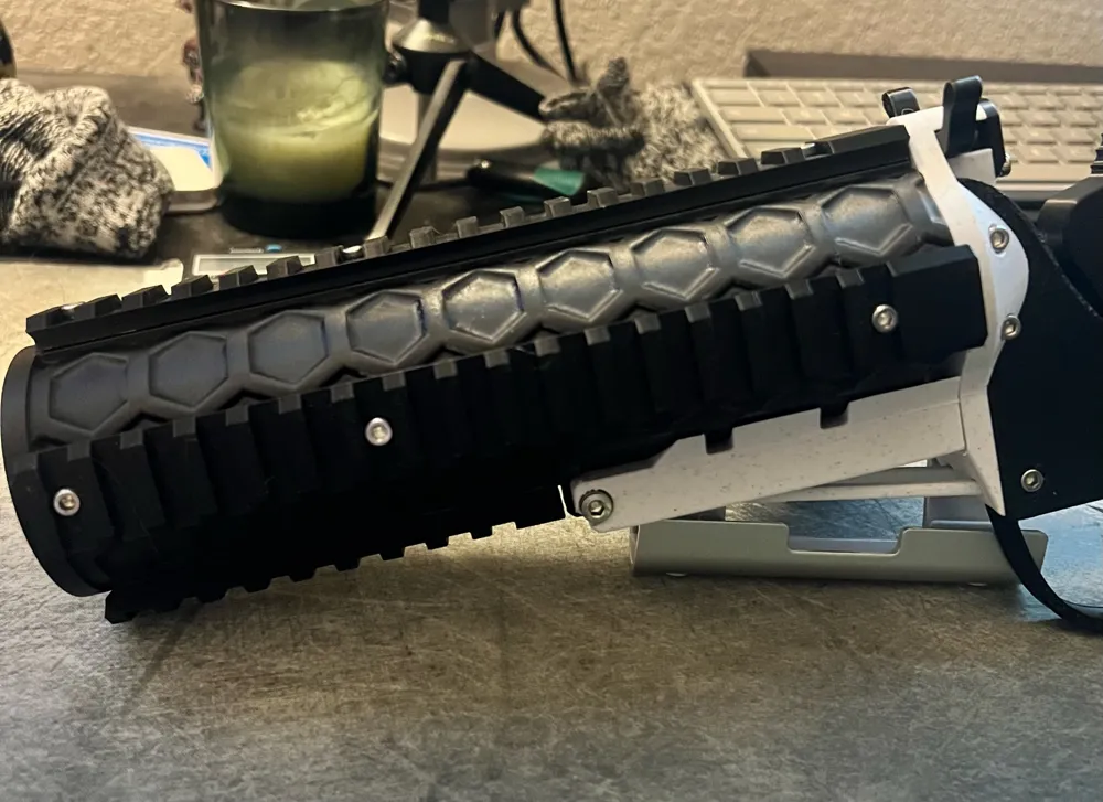 190mm 4 picatinny rail Co2 rocket launcher barrel Remixed by Grantd ...