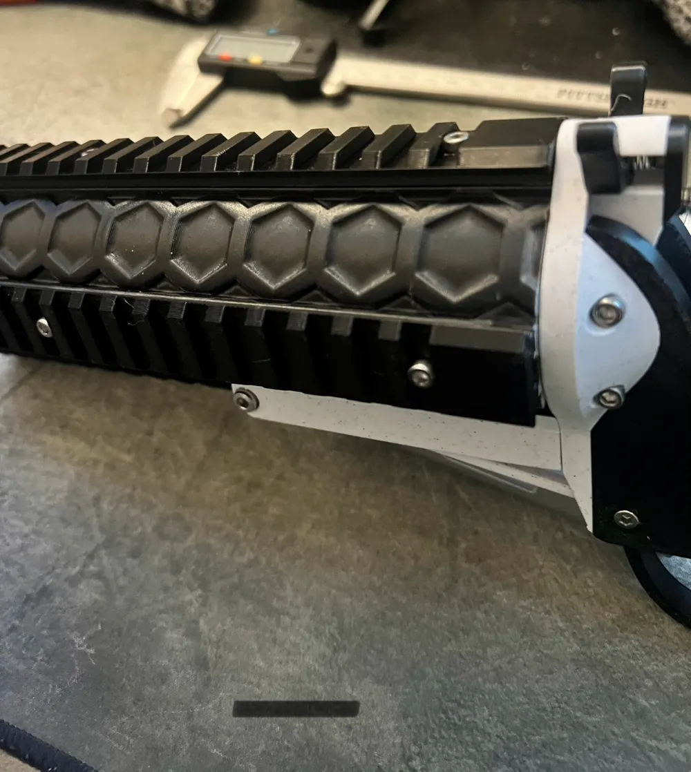 190mm 4 picatinny rail Co2 rocket launcher barrel Remixed by Grantd ...