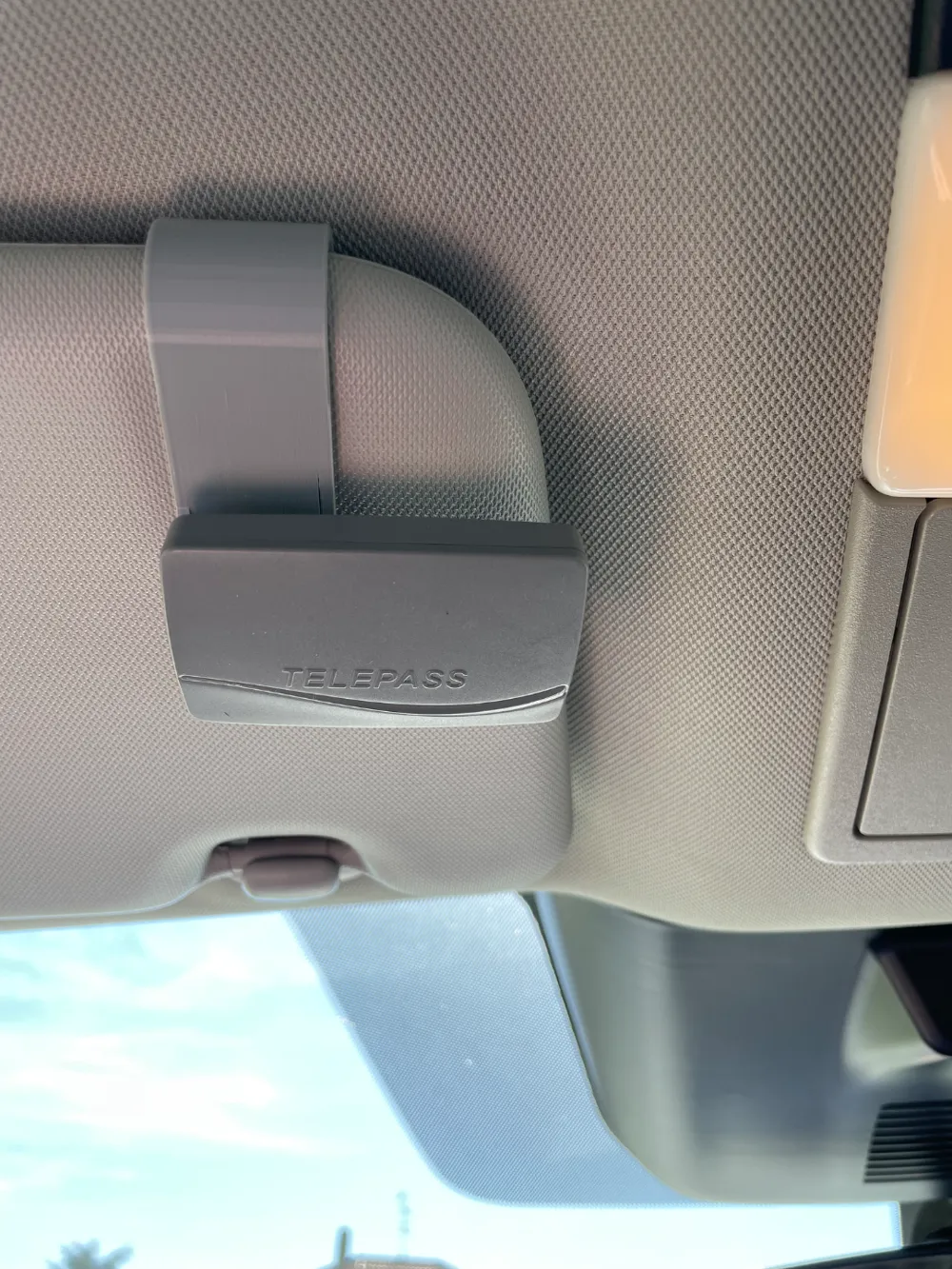Sun Visor Telepass Holder by maxct89 - MakerWorld