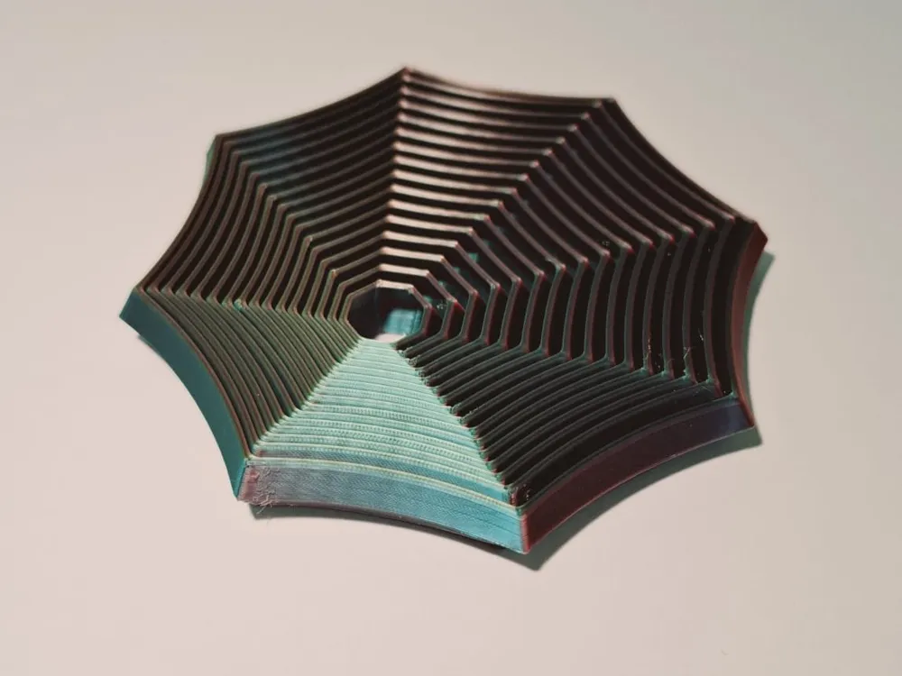 SpiderWeb Ocagon Twist fidget by dorons 3D's - MakerWorld