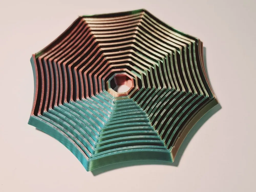 SpiderWeb Ocagon Twist fidget by dorons 3D's - MakerWorld