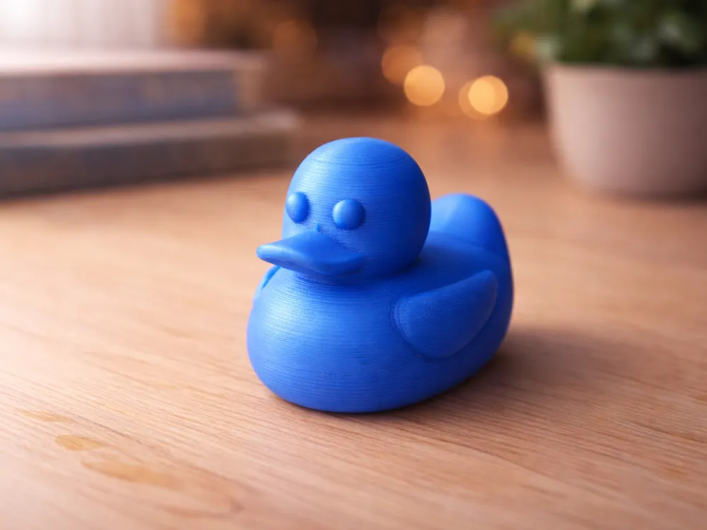 Simple One-Colored Duck - Free 3D Print Model - MakerWorld