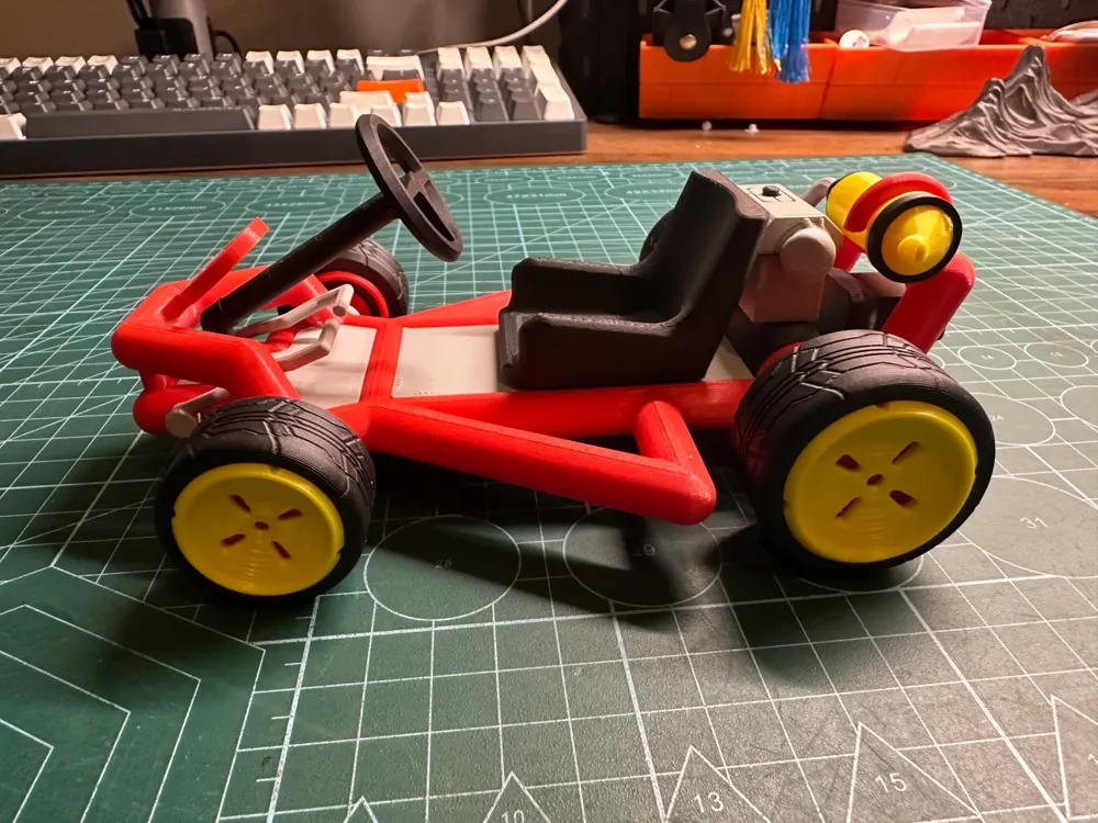 Mario Kart 8 pipe-frame kart, go-kart, assembly toy car, vehicle model ...