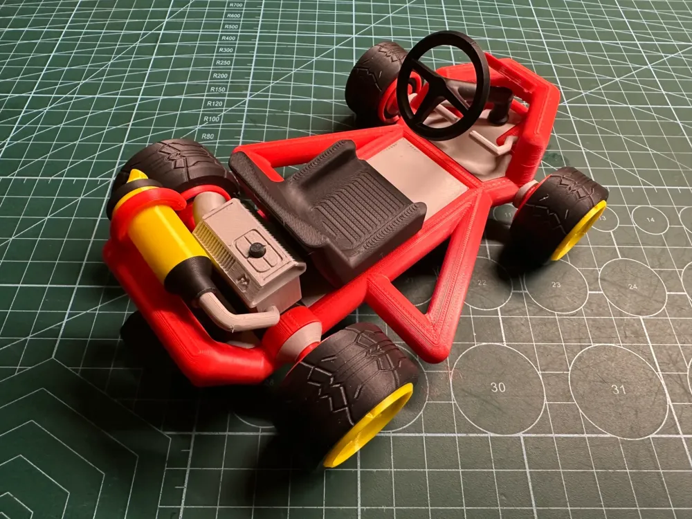 Mario Kart 8 pipe-frame kart, go-kart, assembly toy car, vehicle model ...