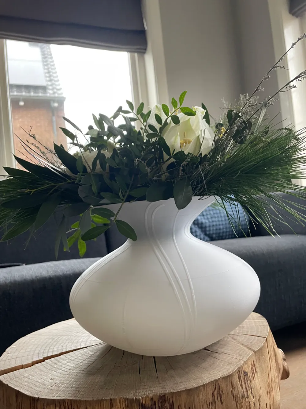 Ribbed Big Bottom Vase - Free 3D Print Model - MakerWorld