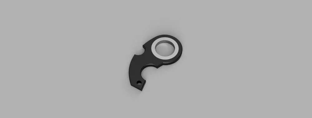 Karambit Keychain Spinner by Shikko - MakerWorld