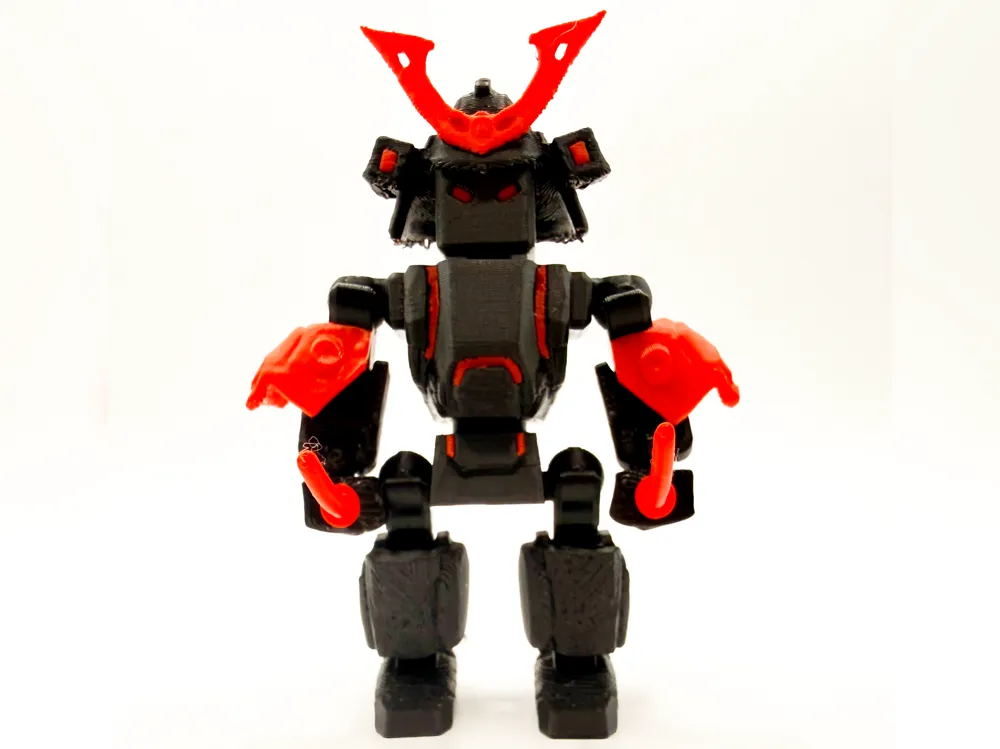 Dual Blade Poseable Mech - Free 3D Print Model - MakerWorld