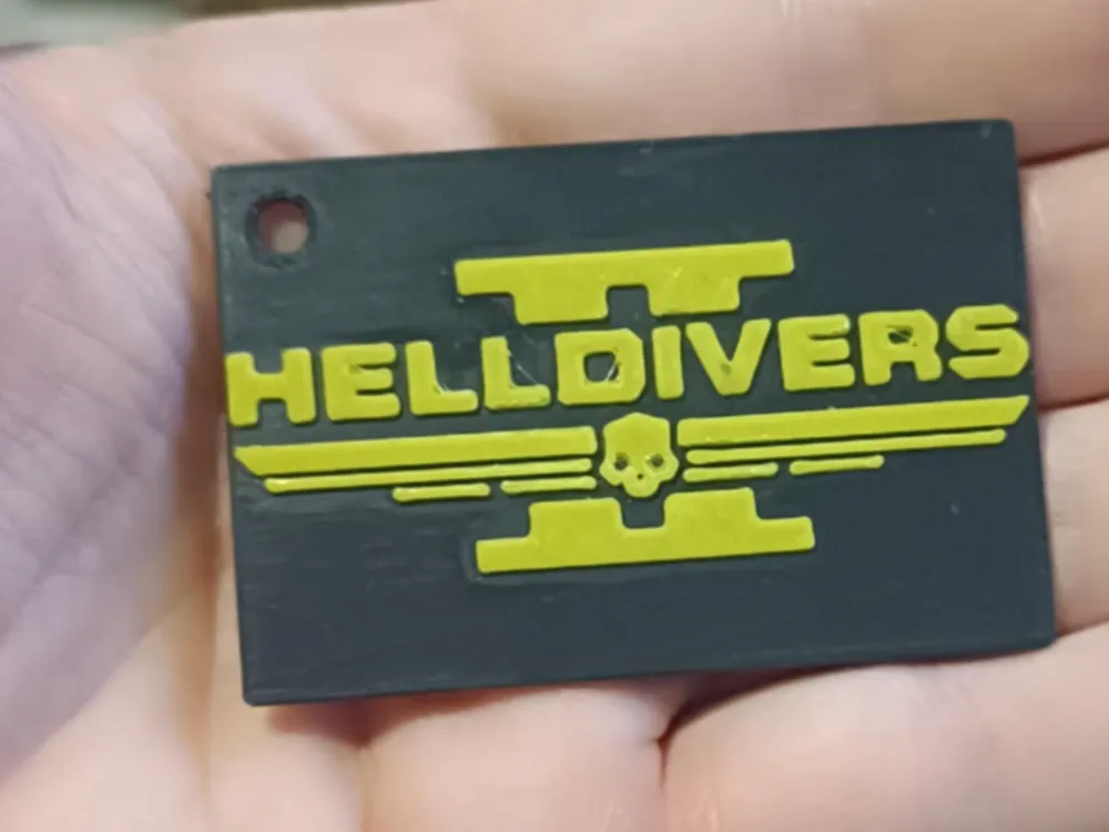 Helldivers2 KeyChain by 3DAS MakerWorld: Download Free 3D Models
