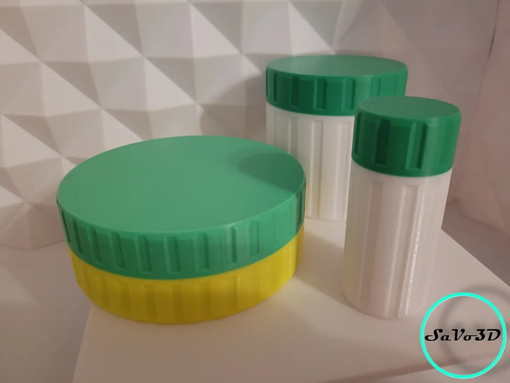 parametric round container - Free 3D Print Model - MakerWorld