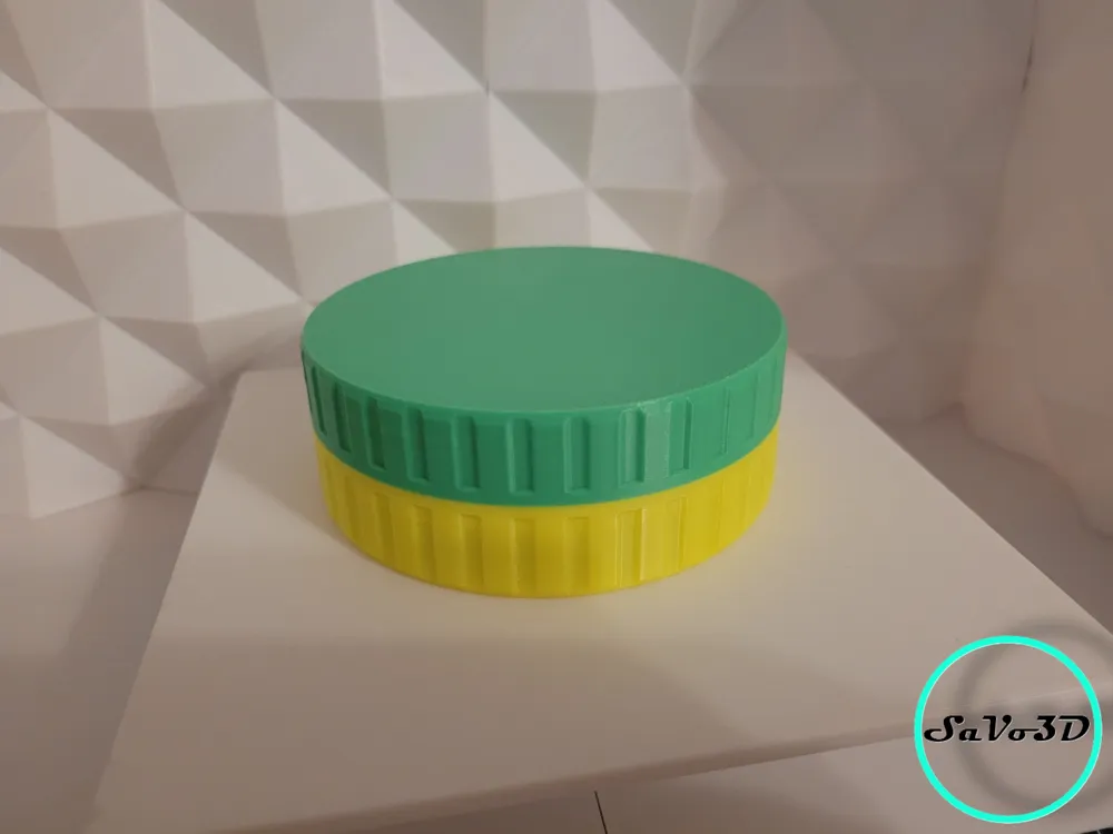 parametric round container - Free 3D Print Model - MakerWorld