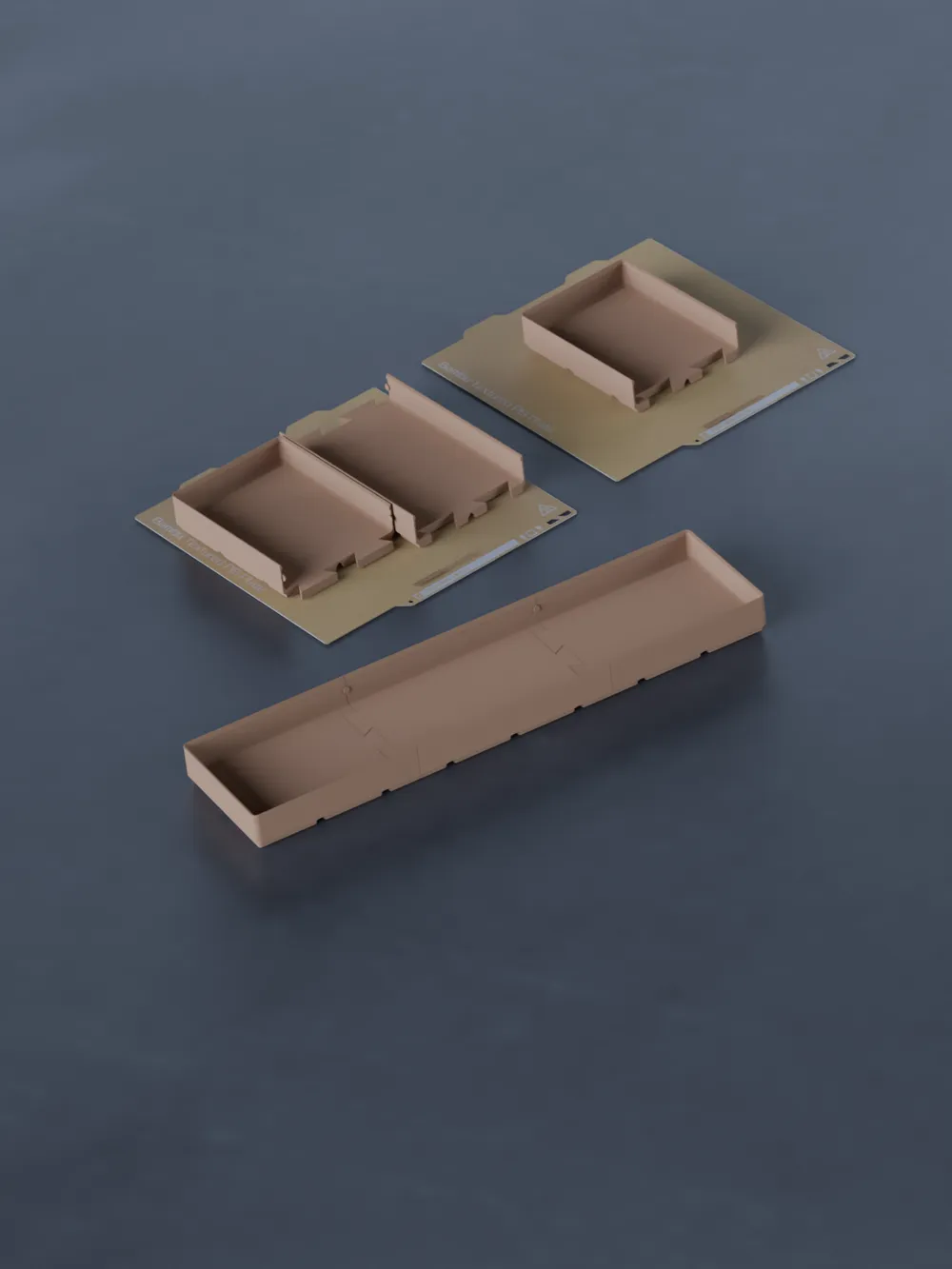 Gridfinity 8x2 Bin (3U) Dovetail Split to Fit - Free 3D Print Model ...