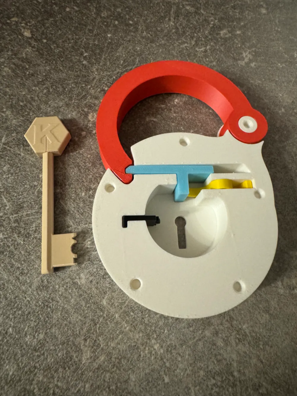 Simple Padlock (education model) by elikoll - MakerWorld