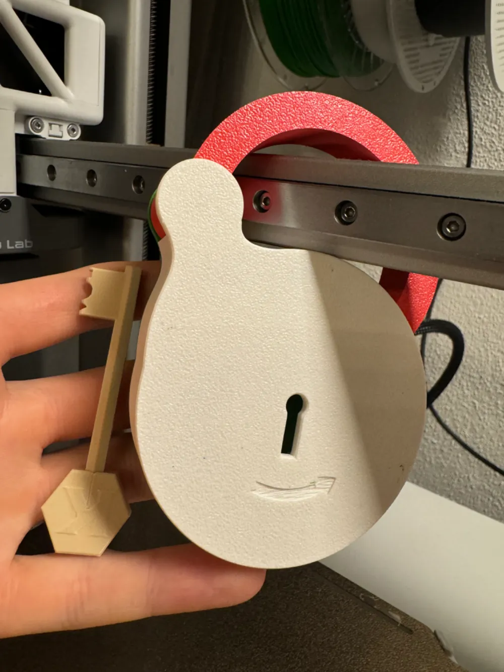 Simple Padlock (education model) by elikoll - MakerWorld