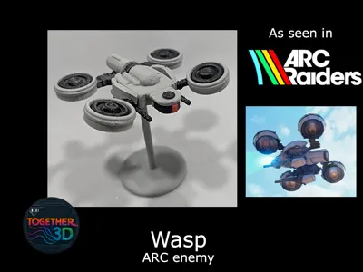 Wasp from ARC Raiders - Free 3D Print Model - MakerWorld