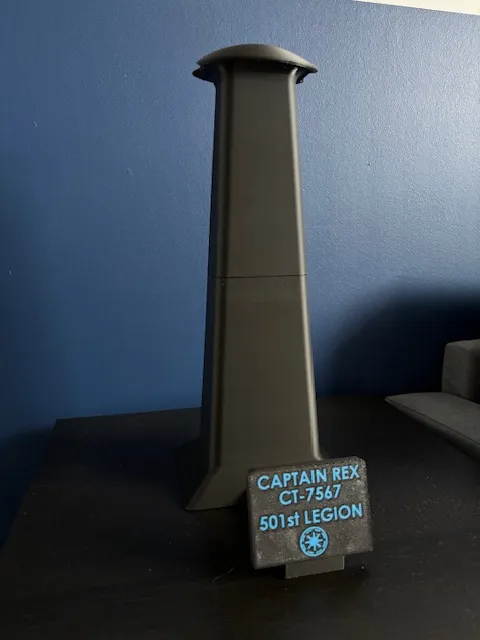 Star Wars Captain Rex Black Series helmet stand by TS 3DPrints ...