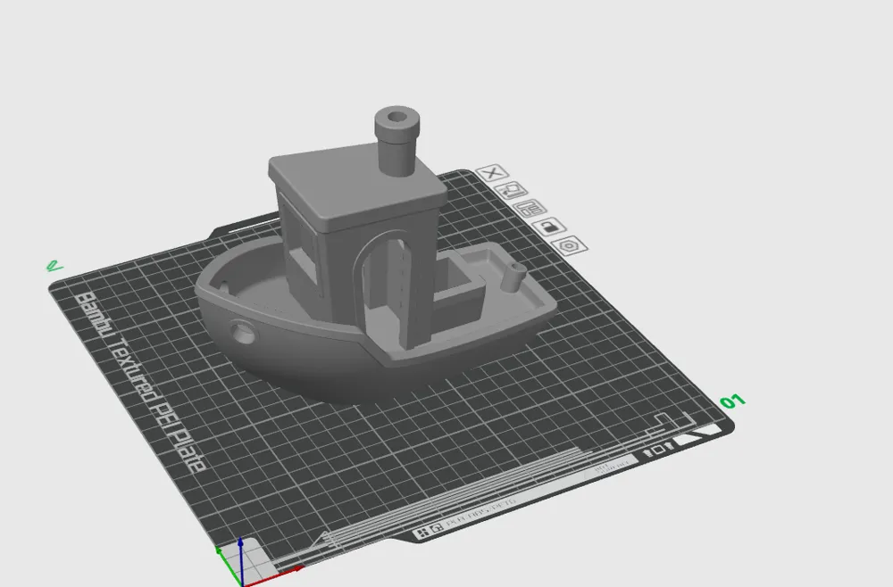 Big Boat 3D Benchy RC Toys Decoration Bambulab P1S P1P X1C Mini ...