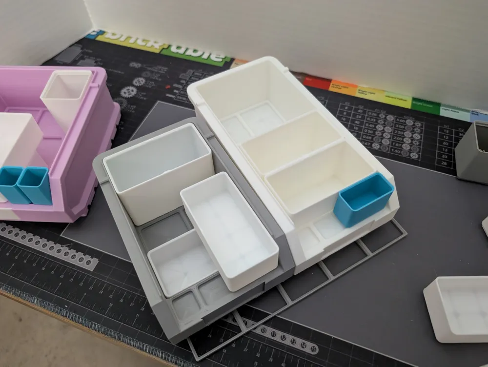 Binfinity Mk2XL (2u wide) for 8u Gridfinity bins by Andy MakerWorld: Download Free 3D Models