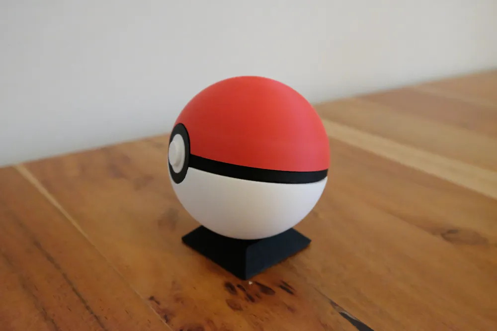 Pokeball | Fanart | Pokemon inspired Catching Ball - Free 3D Print ...