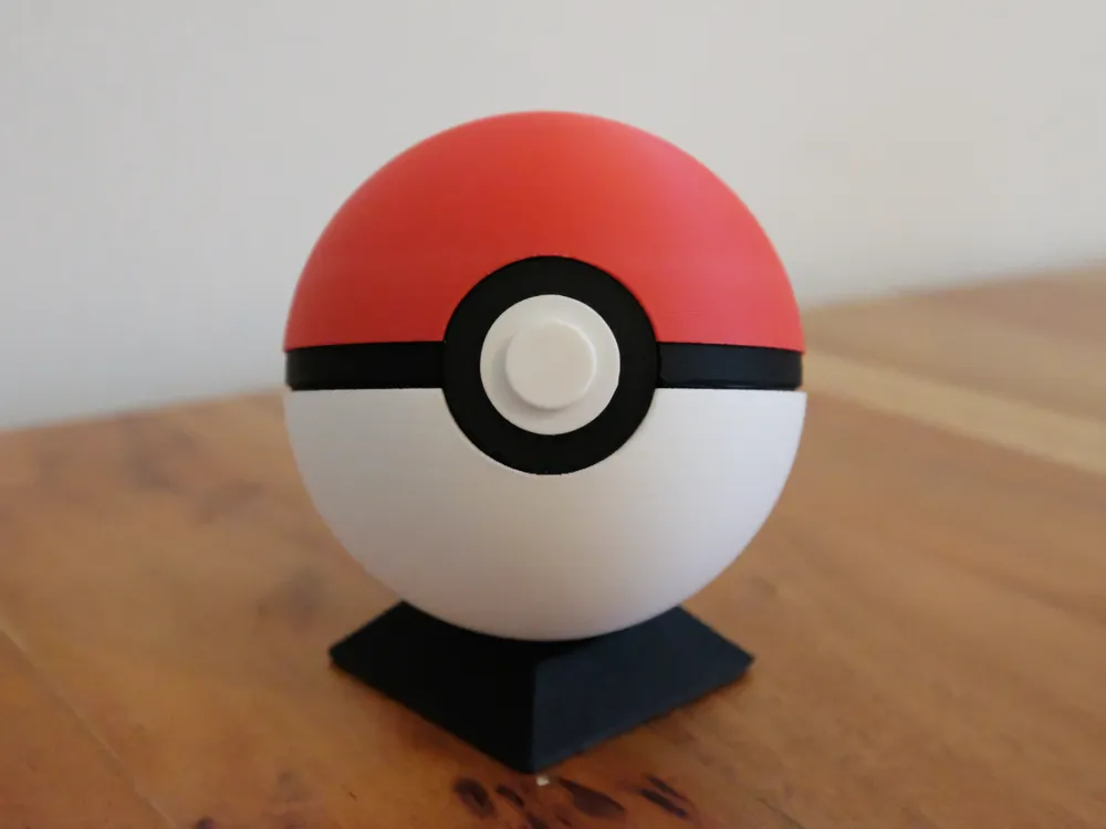 Pokeball | Fanart | Pokemon inspired Catching Ball - Free 3D Print ...